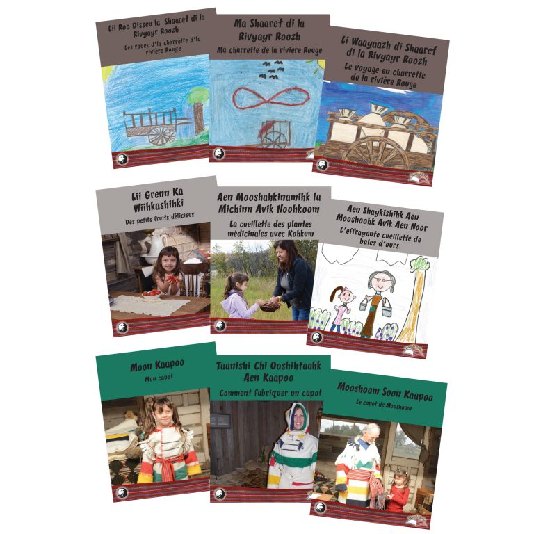 Taanishi Books – Series 2 – Michif and French | Gabriel Dumont Institute