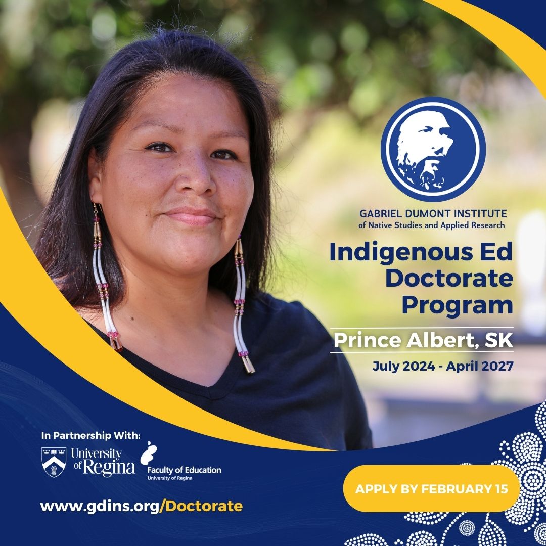 GDI Partners Launch New Indigenous Ed. Doc Program | Gabriel Dumont ...