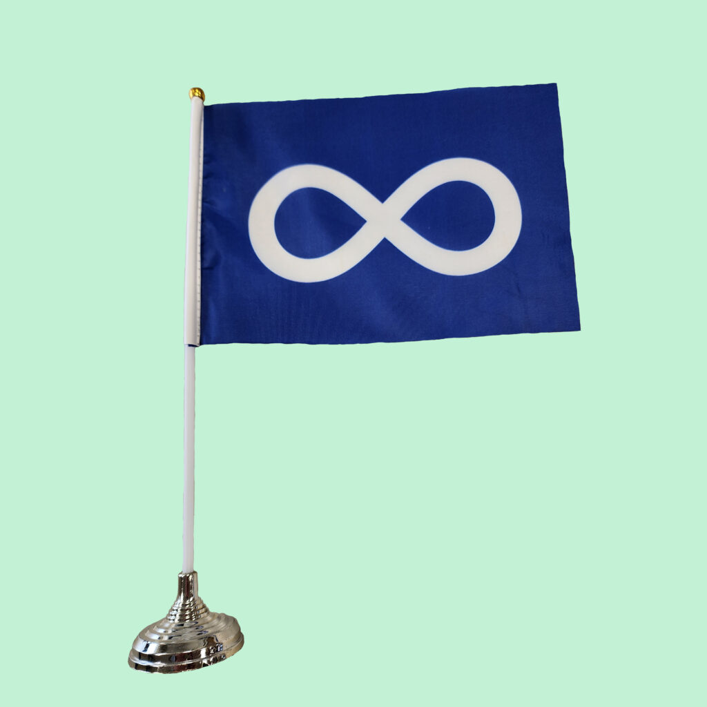 Desktop Flag with Base | Gabriel Dumont Institute